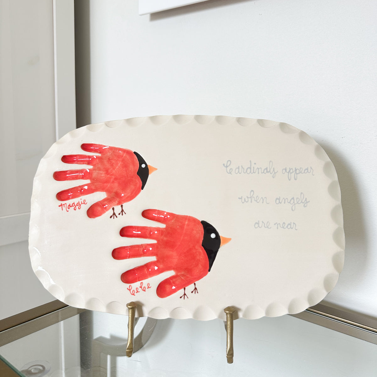 Cardinal Plate – goodnessgraciousceramics