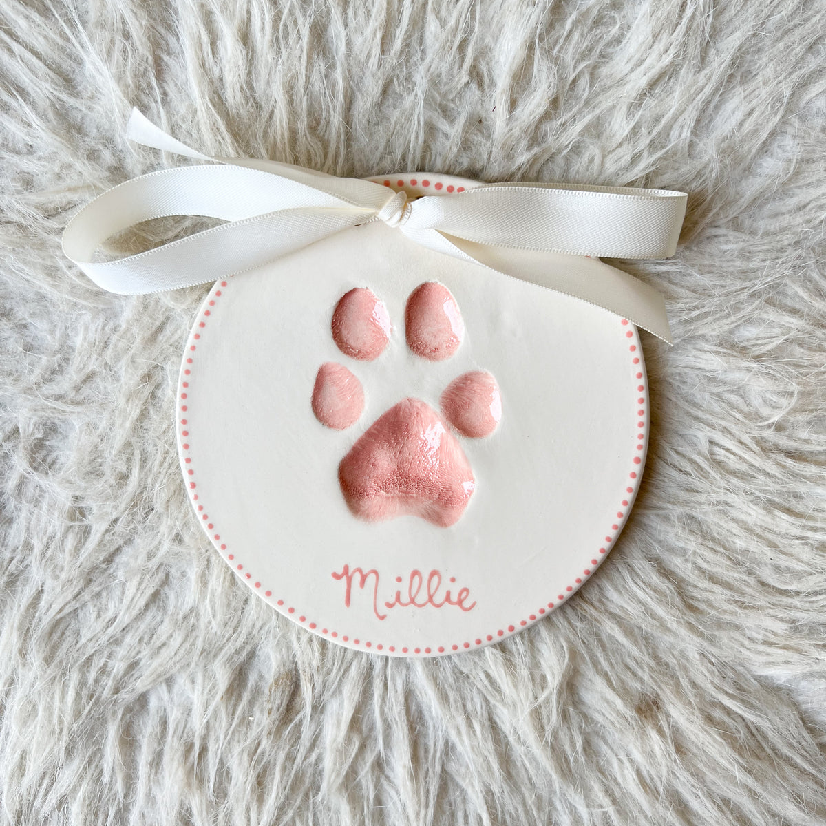 Paw Print Plate – goodnessgraciousceramics